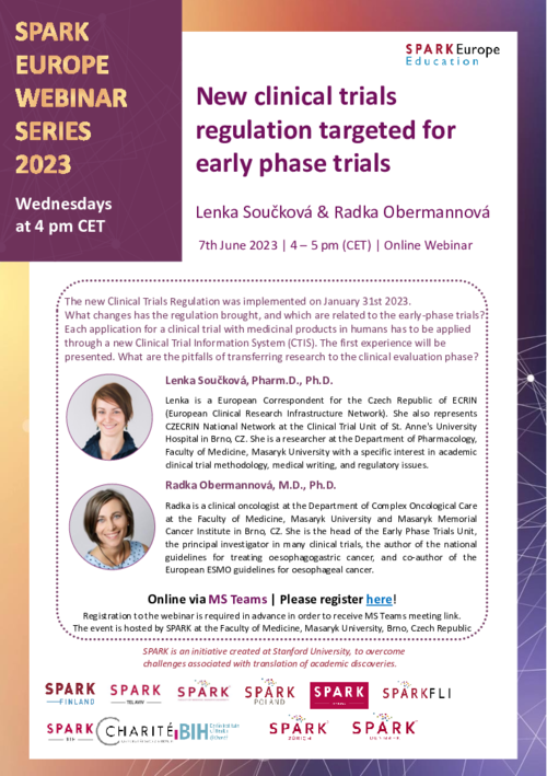 New clinical trials regulation targeted for early phase trials - News & Events - Logo: Spark Berlin